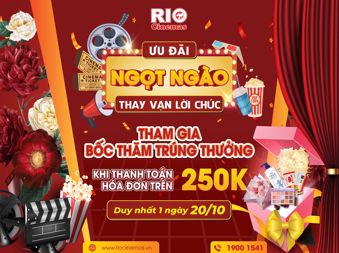 Các Ưu Đãi Khi Xem Phim Tại Rạp Phim Rio Cinemas
